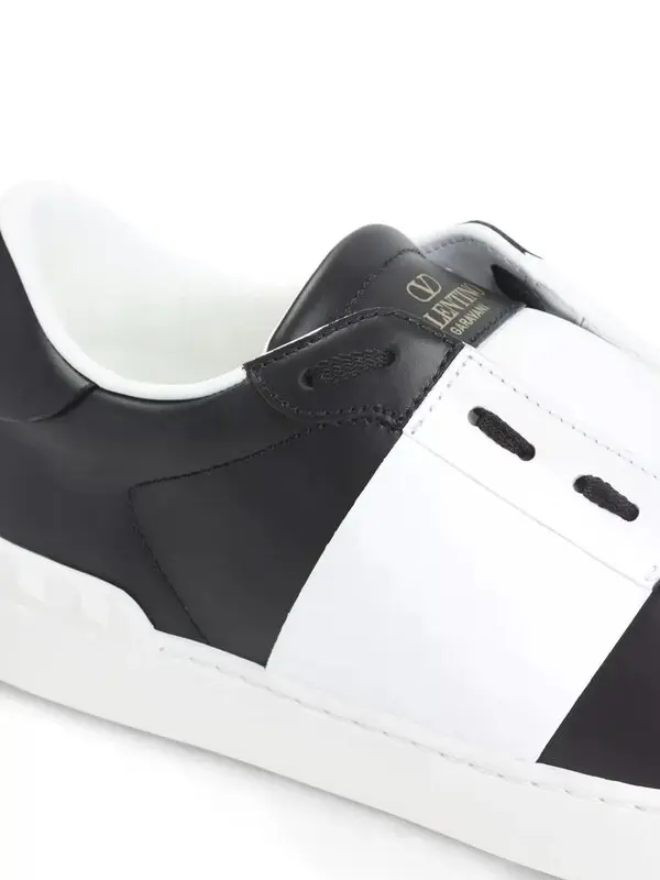 Valentino Garavani Open Rockstud Leather Sneakers