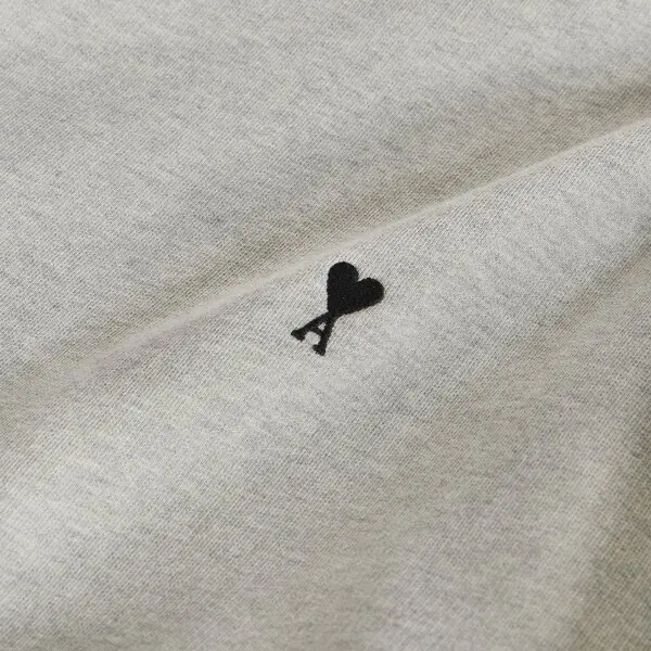 AMI Paris Adc Loopback Sweatshirt - Heather Ash Grey