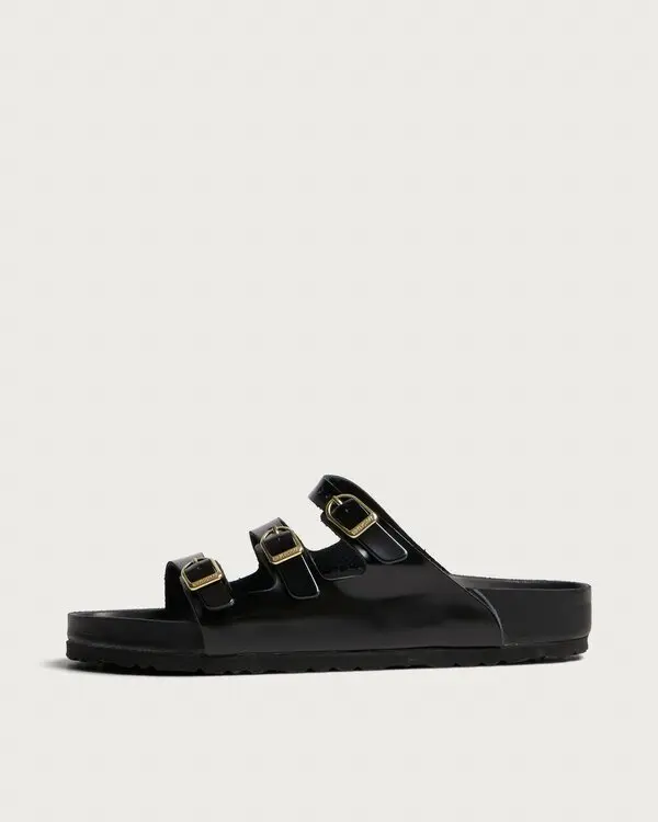 BIRKENSTOCK Florida High Shine Exq In | Leather/eva | End Clothing - Black