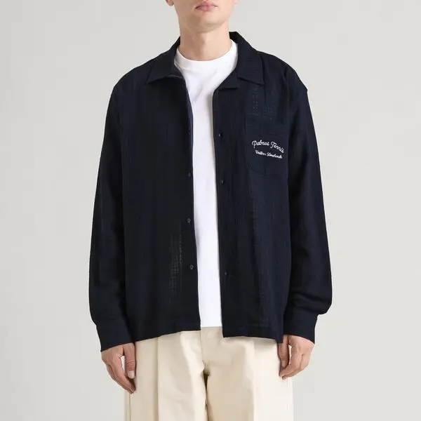 PALMES Western Camp Collar Shirt