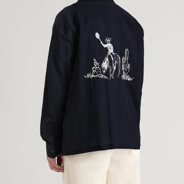 PALMES Western Camp Collar Shirt