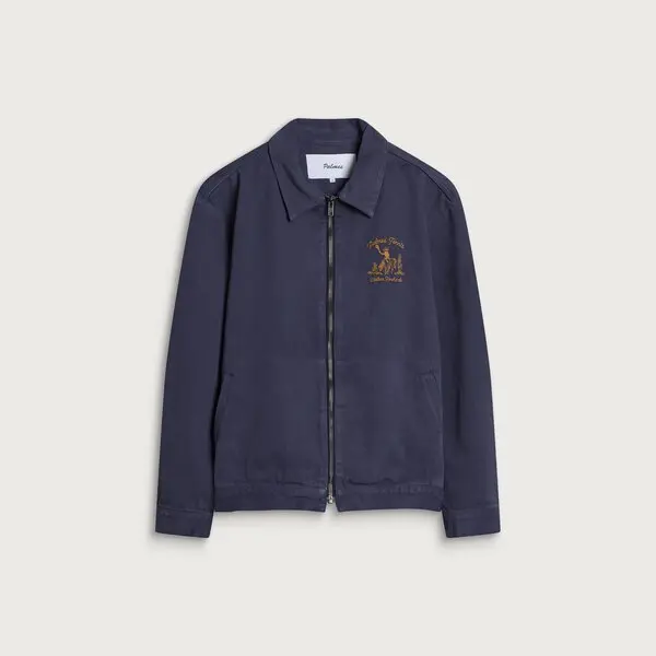 PALMES Western Zip Jacket - Navy