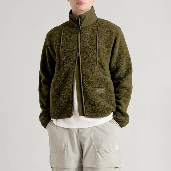 PAS NORMAL STUDIOS Off-race Pile Fleece Jacket