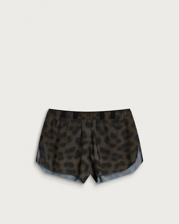 SOAR Marathon Shorts In | Size: | Polyester/elastane/mesh | End Clothing - Olive Leopard