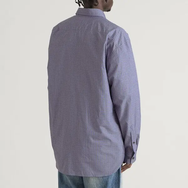 Dries Van Noten Croom Micro Check Cotton Shirt