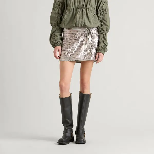 HOSBJERG Delilah Sequin Mini Skirt