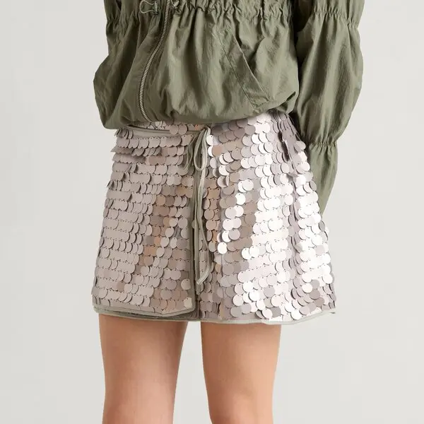 HOSBJERG Delilah Sequin Mini Skirt