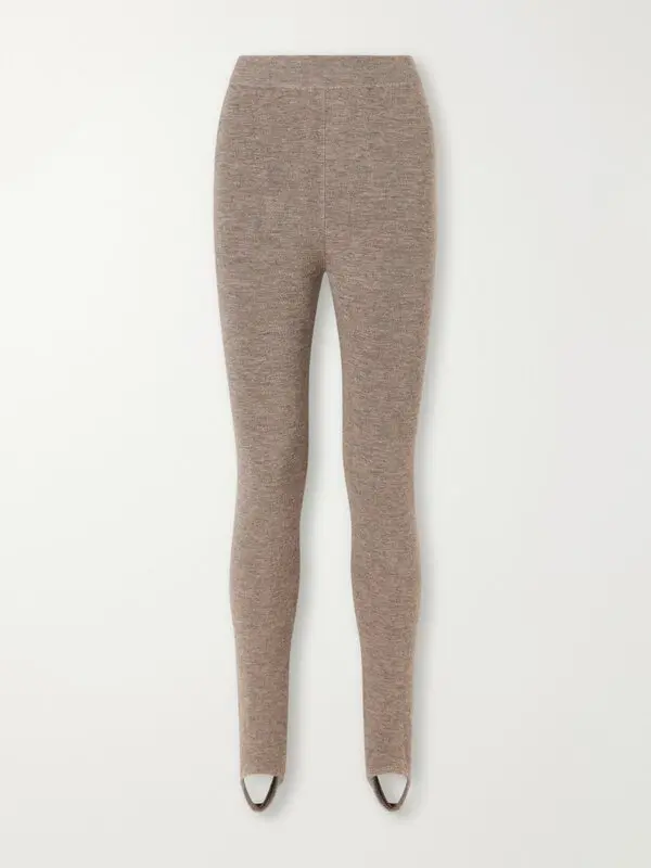 LAUREN MANOOGIAN Merino Wool-blend Stirrup Leggings