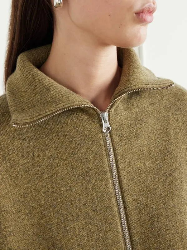 Extreme Cashmere Xtra Cute Cashmere Zipped-up Cardigan