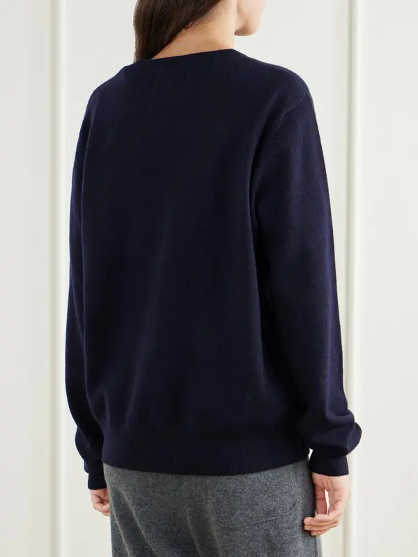 Extreme Cashmere The Be Classic Cashmere-blend Sweater