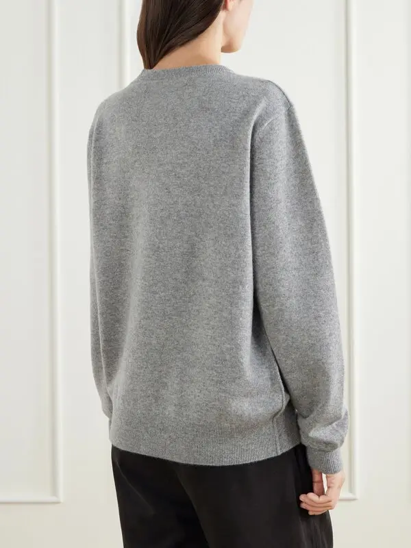 Extreme Cashmere The Be Classic Cashmere-blend Sweater