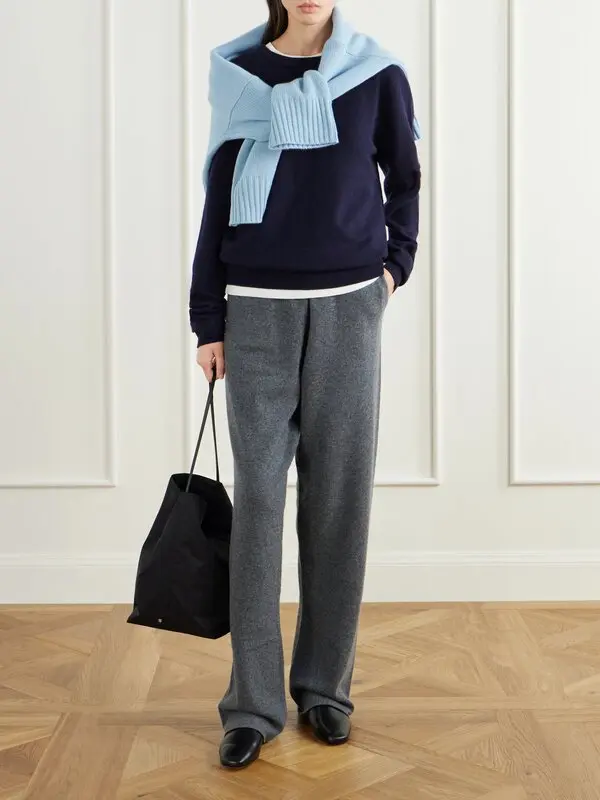 Extreme Cashmere Rush Cashmere-blend Straight-leg Sweatpants