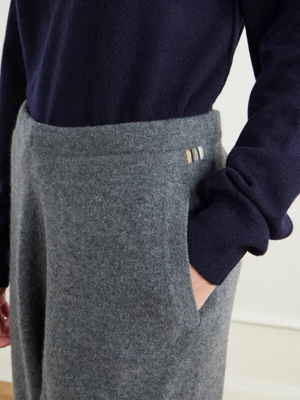 Extreme Cashmere Rush Cashmere-blend Straight-leg Sweatpants