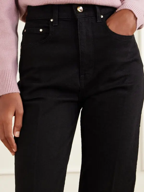 Ossou High-rise Straight-leg Jeans