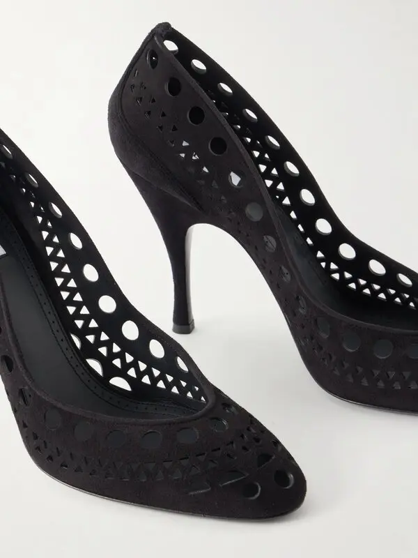 Alaïa Vienne 100 Suede Pumps