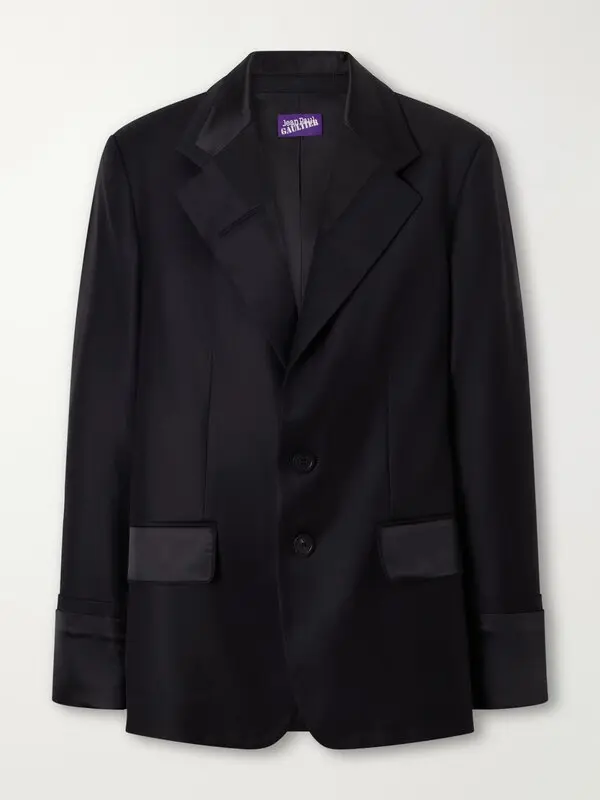 JEAN PAUL GAULTIER Wool-gabardine Blazer