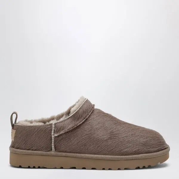 UGG Classic Micro Caribou Pony Skin Ankle Boots - Brown