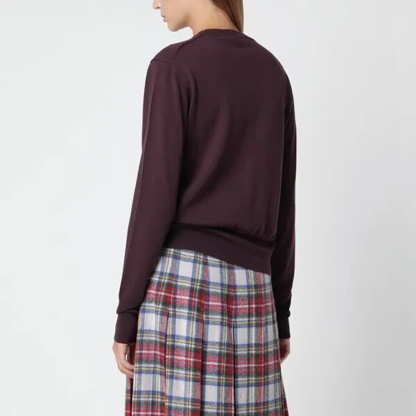 VIVIENNE WESTWOOD Dark Orb Logo Cardigan