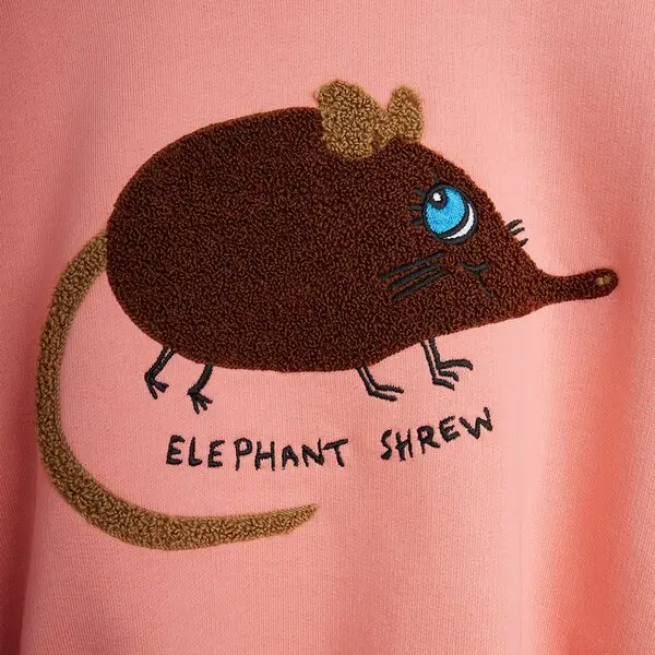 MINI RODINI Organic Cotton Sweatshirt - Pink