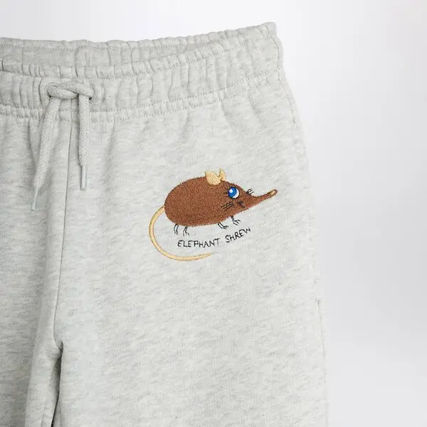 MINI RODINI Melange Cotton Sweatpants