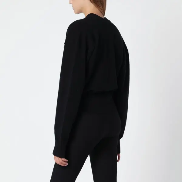Extreme Cashmere Cashmere Wrap Cardigan - Black