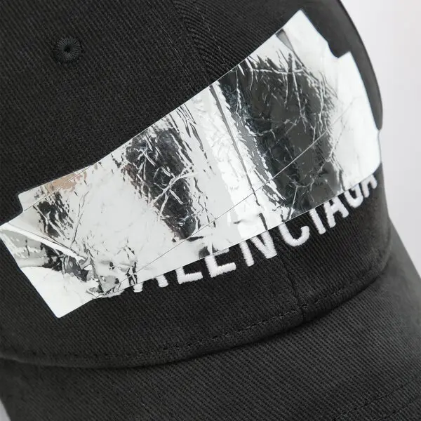 Balenciaga Baseball Cap With Graphic Logo Patch