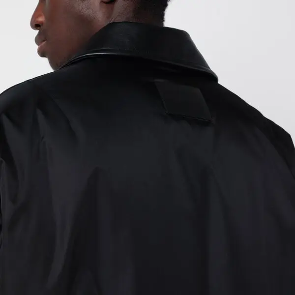 Balenciaga Zip-up Bomber Jacket In Cotton Blend
