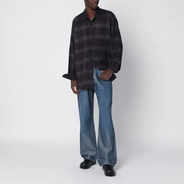 Our Legacy Above Checked Cotton Flannel Shirt