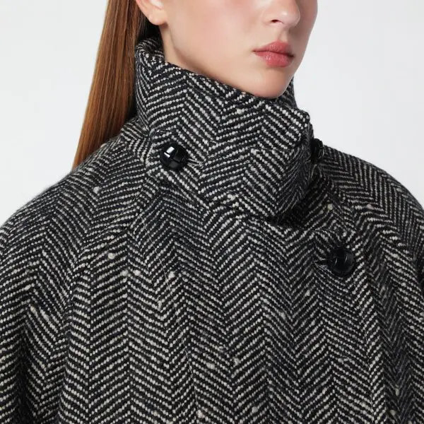 Isabel Marant Étoile Wool Jacket With Herringbone Pattern