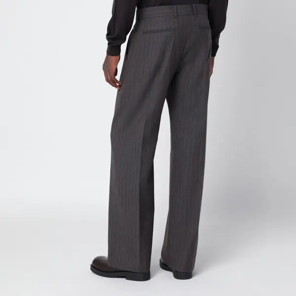 Our Legacy Striped Slack Pants In Wool And Cotton