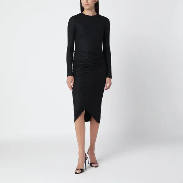 Isabel Marant Étoile Dylin Jersey Dress - Black