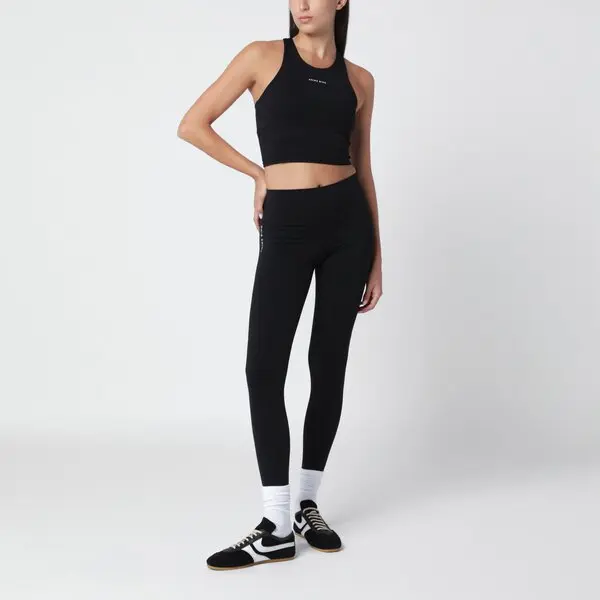 ANINE BING Dave Leggings In Technical Jersey - Black