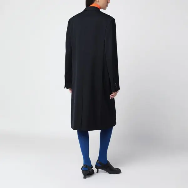 Loewe Navy Wool Coat - Blue