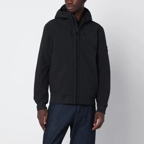 Stone Island Zip-up Jacket - Black