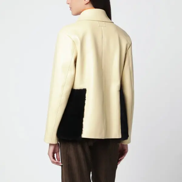 Loewe Light /black Lambskin Nappa Leather Jacket