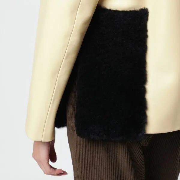 Loewe Light /black Lambskin Nappa Leather Jacket
