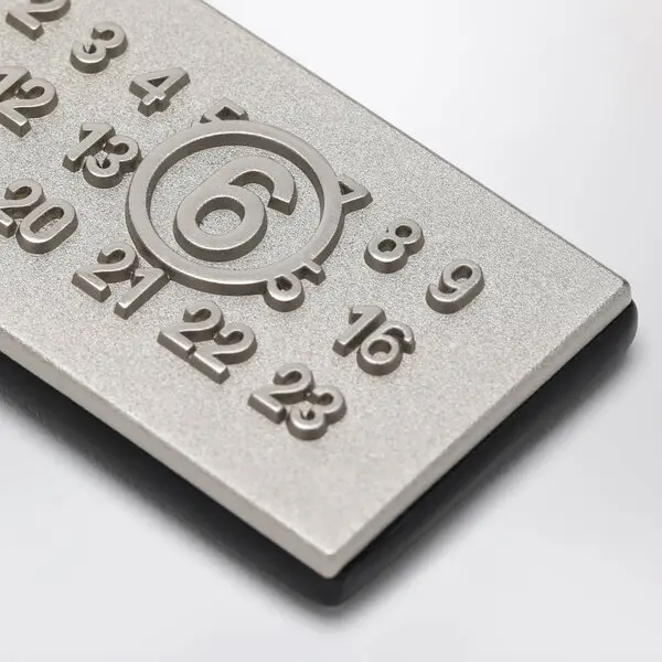 MAISON MARGIELA Numeric Charm In Brass And Leather