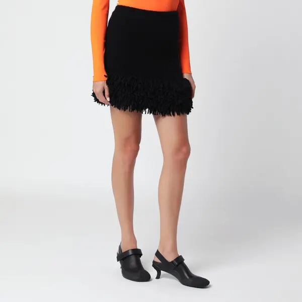 Loewe Short Wool Blend Skirt