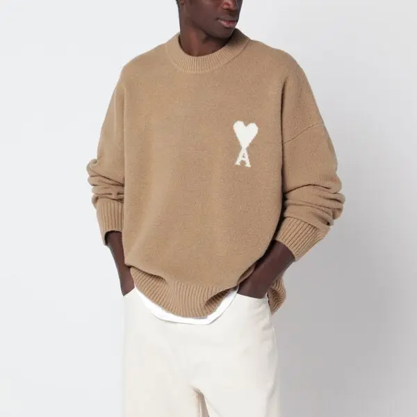 AMI Paris De Coeur Wool Sweater