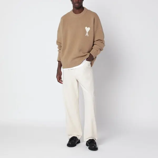 AMI Paris De Coeur Wool Sweater