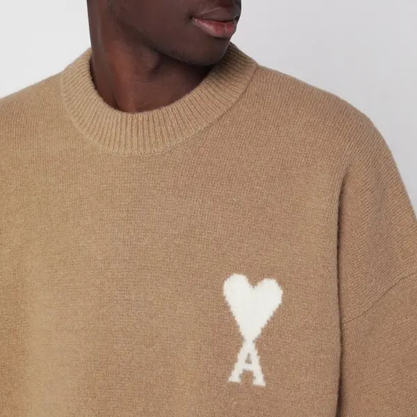 AMI Paris De Coeur Wool Sweater
