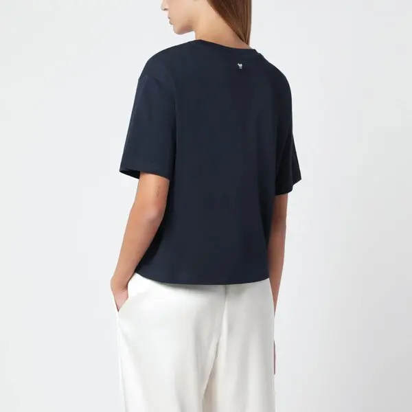 Max Mara Boxy Cotton T-shirt With Print