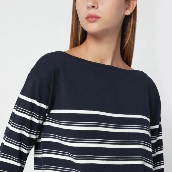 Max Mara And White Striped Sweater