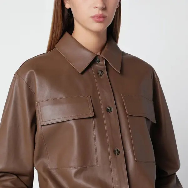 Max Mara Nappa Leather Jacket