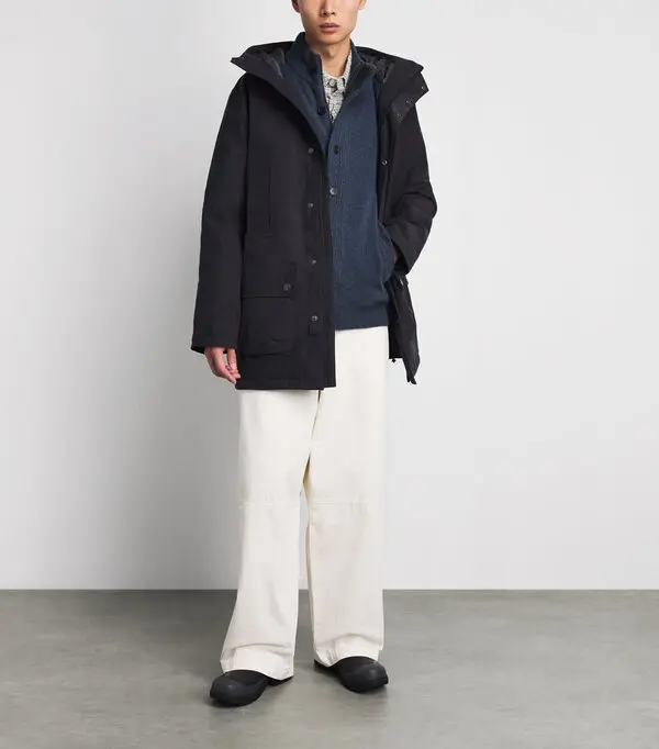 Barbour Wool Patch Zip-through Cardigan