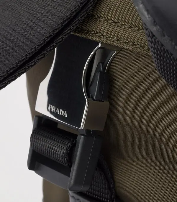 Prada Re-nylon-leather Explore Cross-body Bag