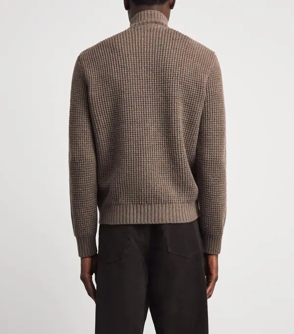 Corneliani Wool-suede Hybrid Jacket