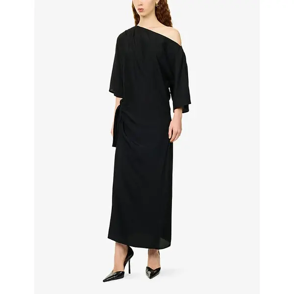 Camilla And Marc Elsen Off-shoulder Woven Midi Dress