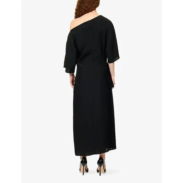 Camilla And Marc Elsen Off-shoulder Woven Midi Dress