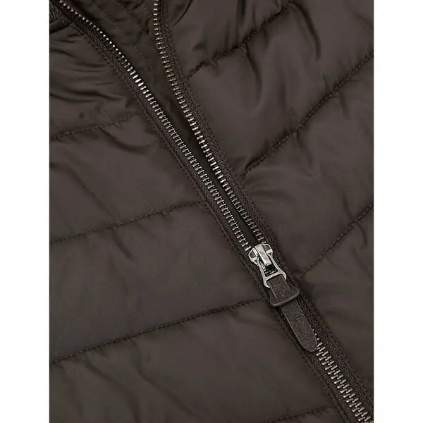 REISS Calvorn Hybrid Quilted-body Cotton-blend Jacket - Brown